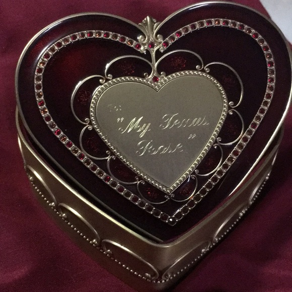 Art | Texas Sweetheart Things Remembered Heart Shaped Trinket Box A ...